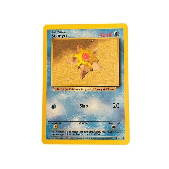 Pokemon | Other | Staryu 4hp6502 Basic Pokemon | Poshmark